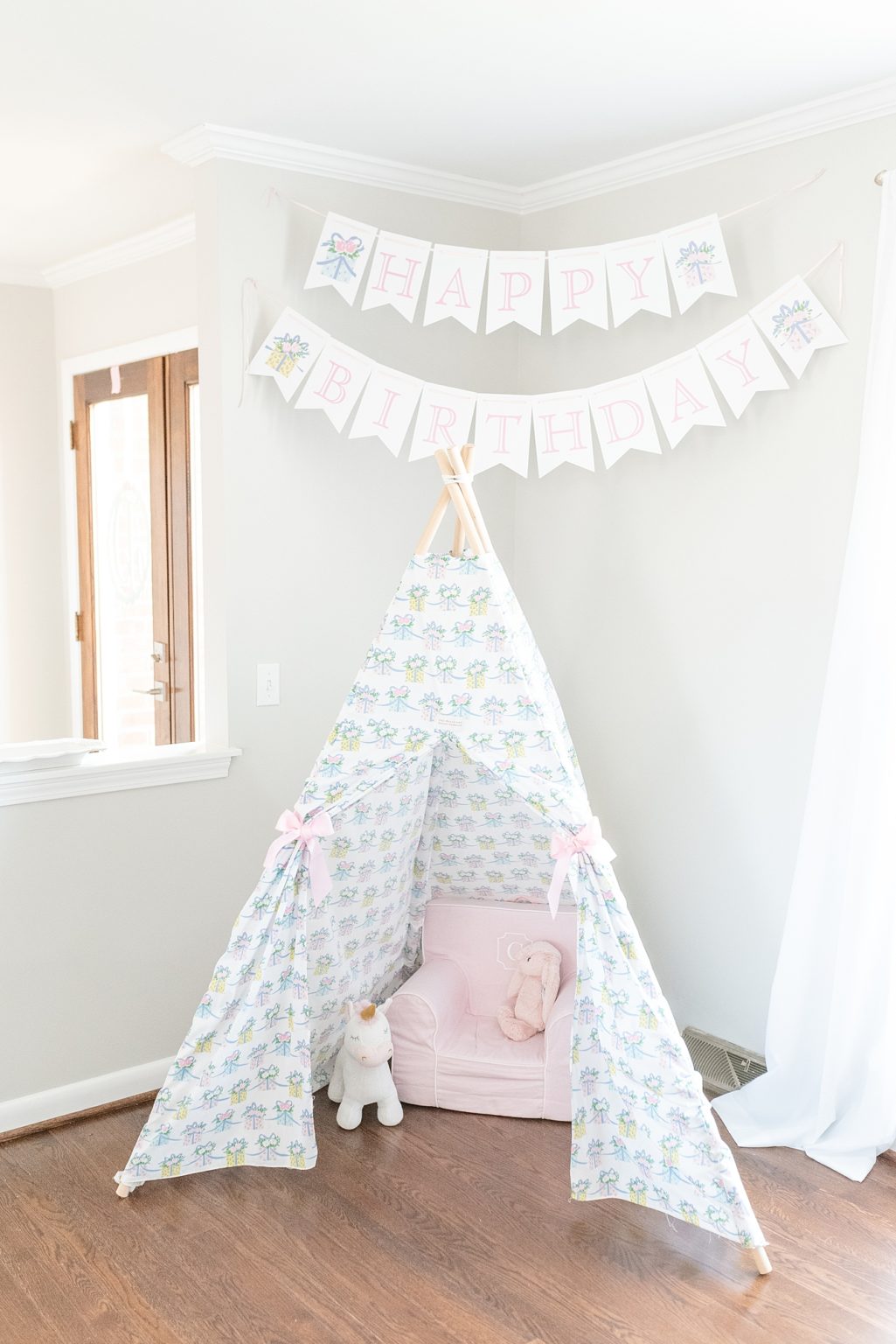 A Spring 1st Birthday Party For A Baby Girl
