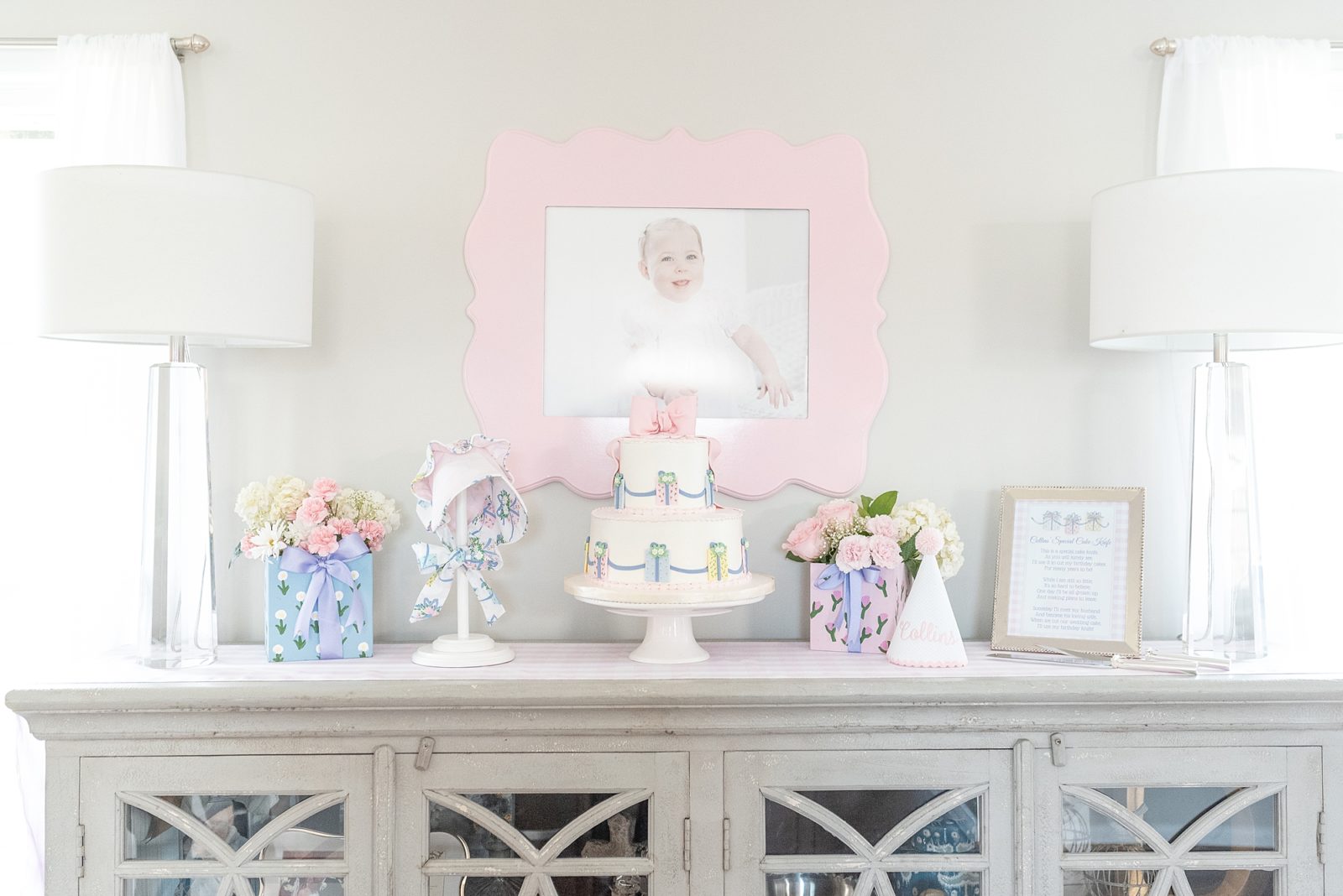 A Spring 1st Birthday Party For A Baby Girl • Dolly DeLong Photography